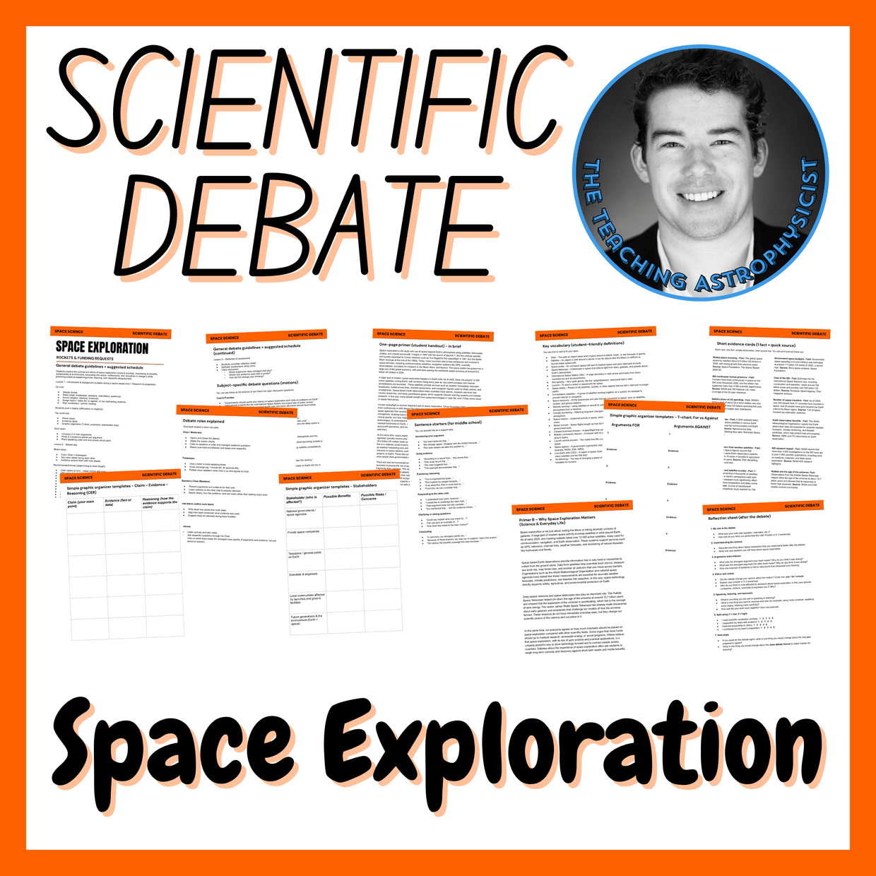 Space Exploration Scientific Debate Set | Astro Science Middle / High ...