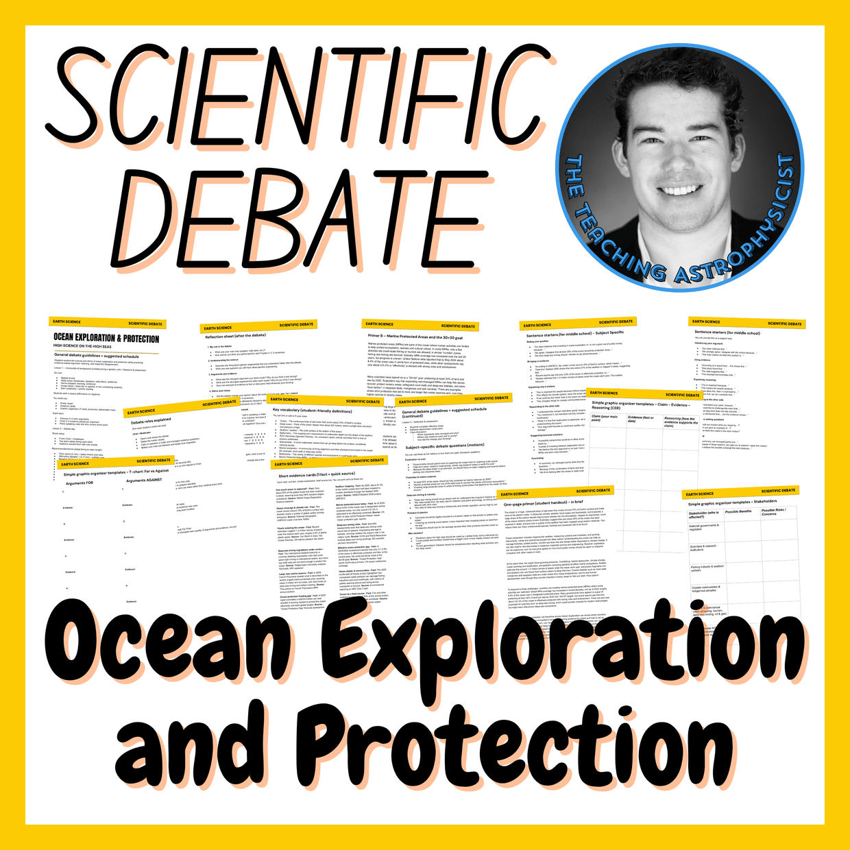 Ocean Exploration & Protection | Scientific Debate Set | Middle / High ...