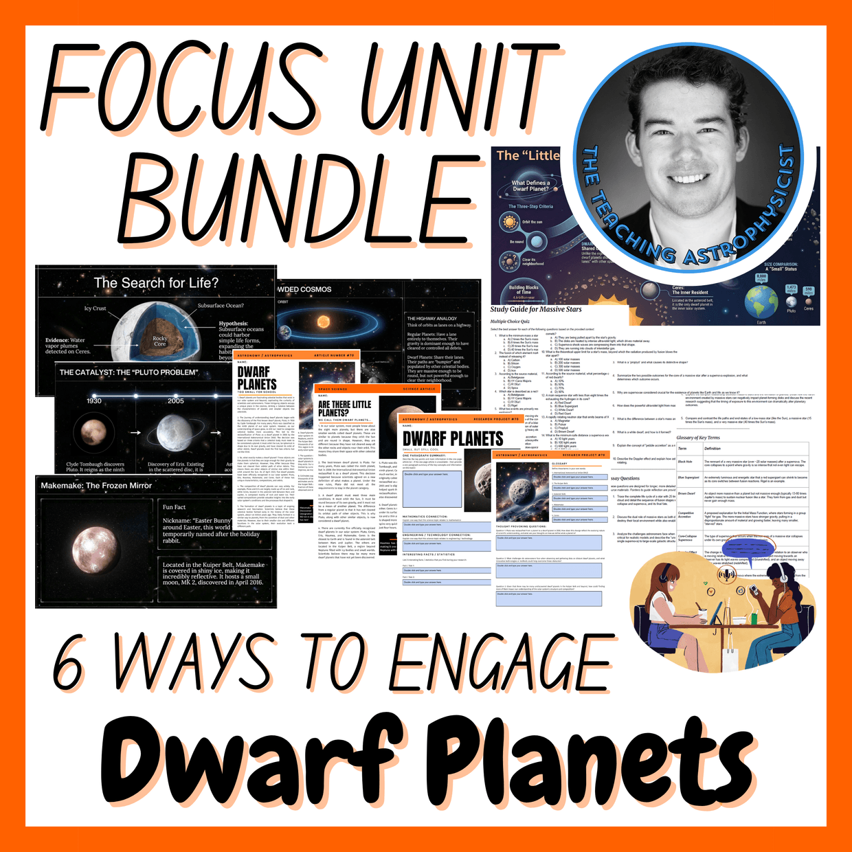 Dwarf Planets | Focus Unit Bundle | 6 Resources inc. Quiz | Space ...