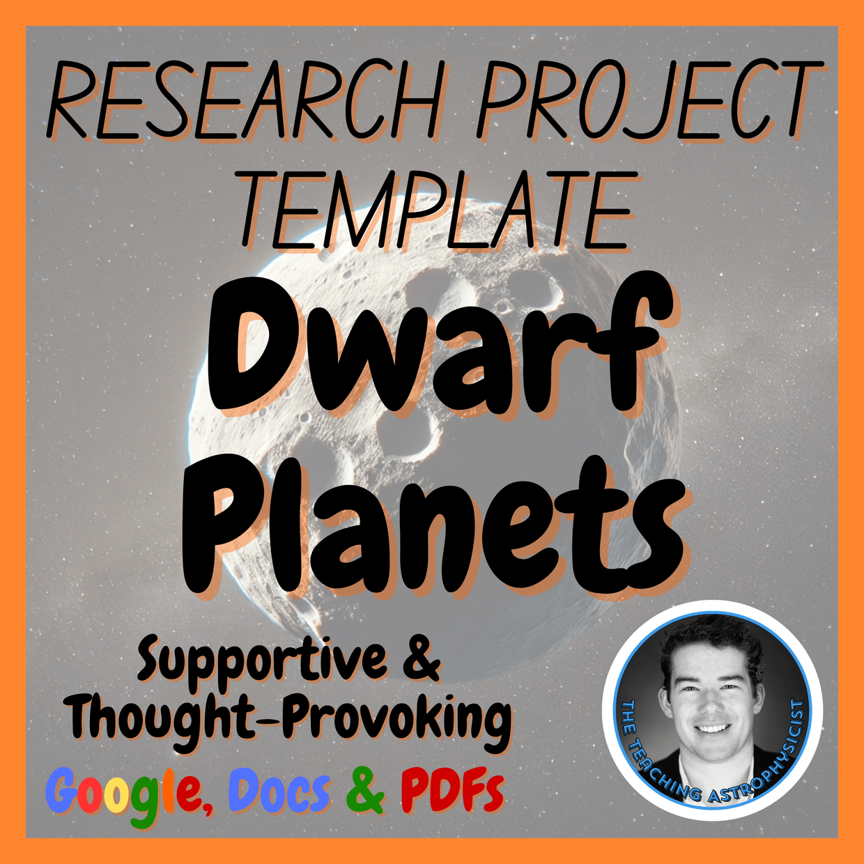 Dwarf Planets | Space Science Research Project Template | Digital + Print
