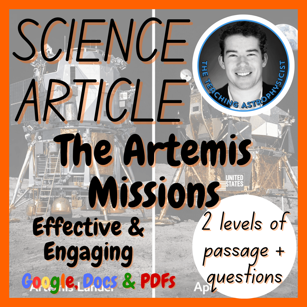 The Artemis Missions? Space Reading Comprehension 2 Passage & Questions ...