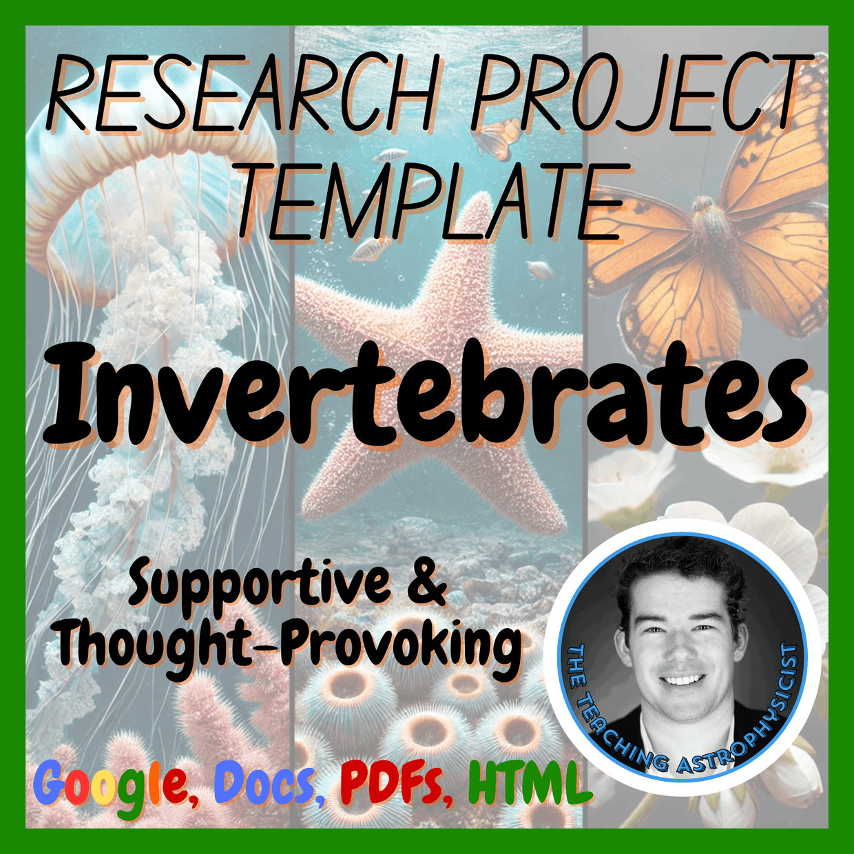 Invertebrates | Biology Life Science Research Project Template ...