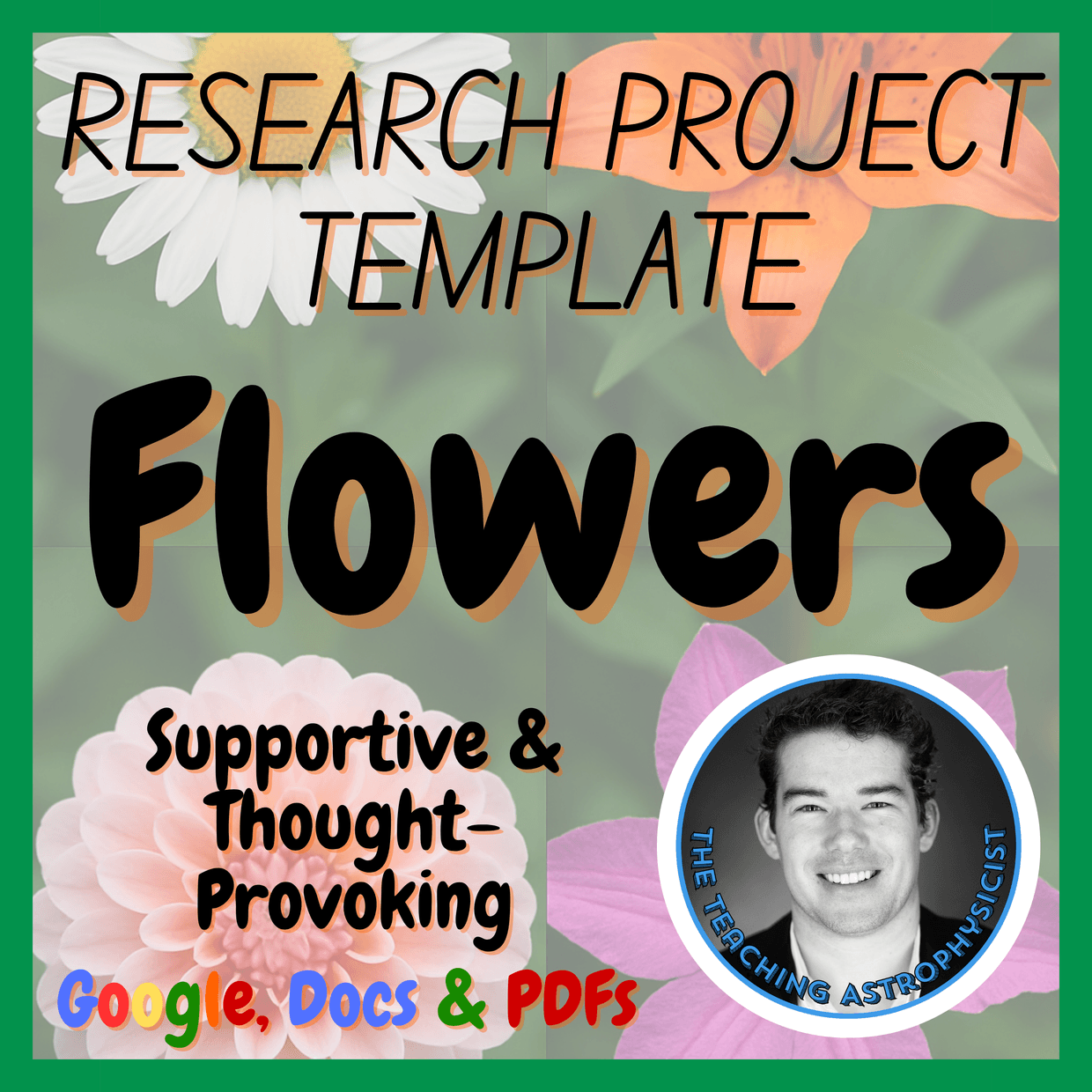 Flowers | Biology / Life Science Research Project Template | Digital ...