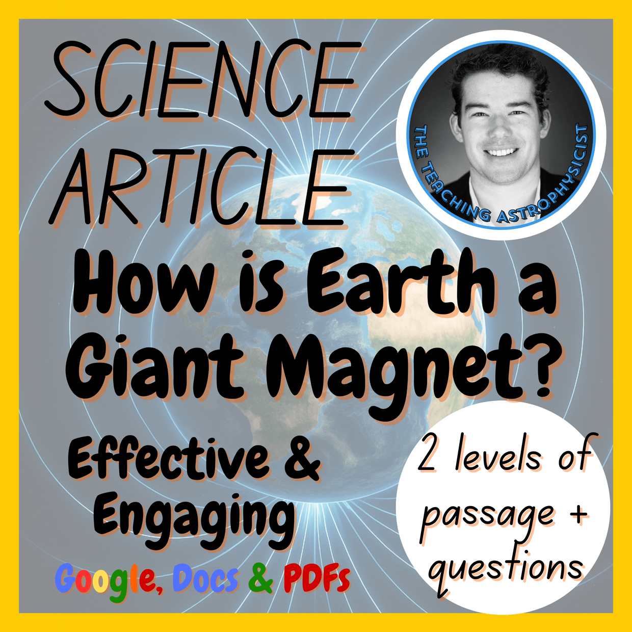 How is Earth a Giant Magnet? Science Reading Comprehension 2 Passage ...