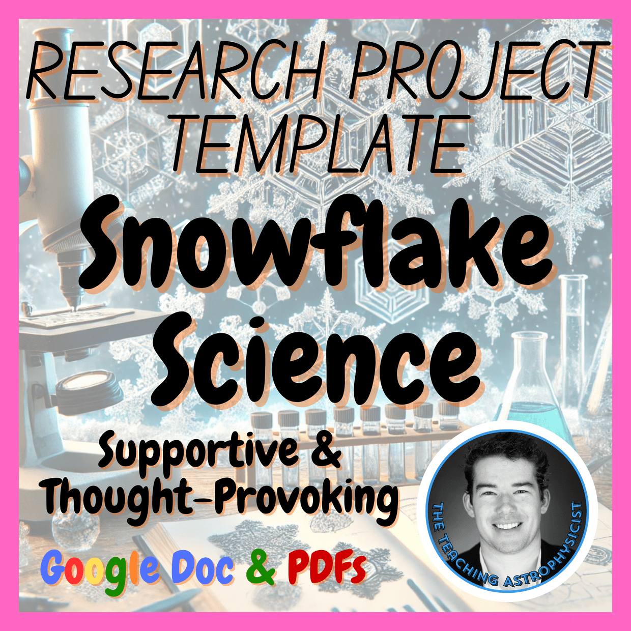 Snowflake Science | Research Project Template | Christmas | Digital ...