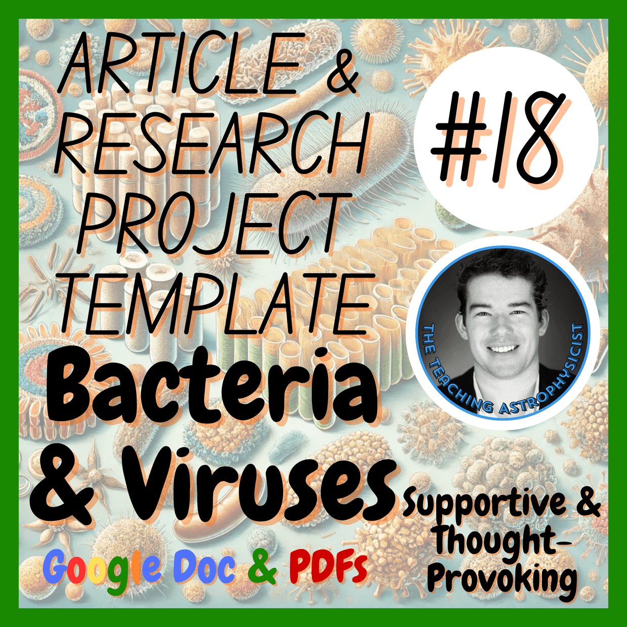 Bacteria & Viruses Biology Article + Research Project Template ...