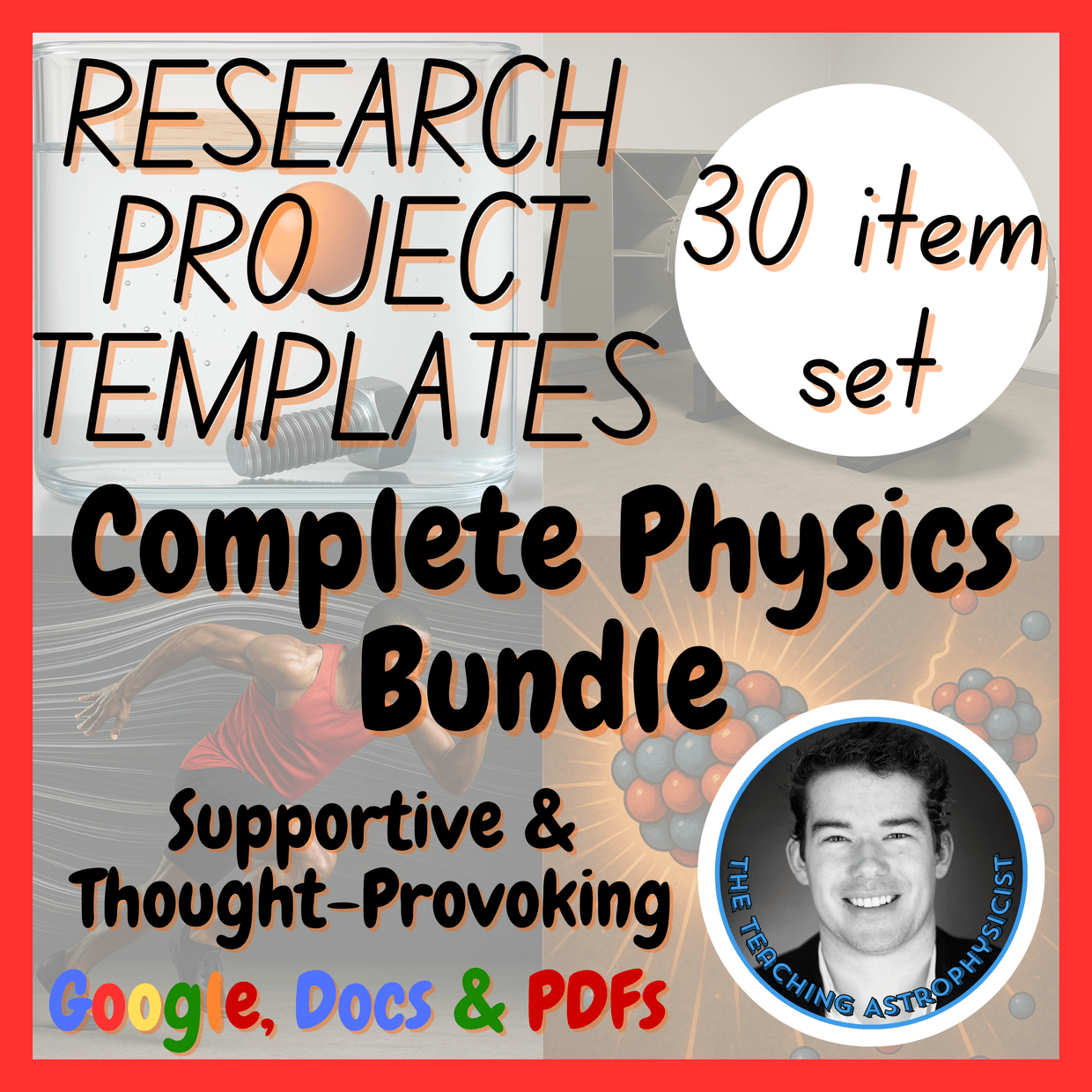 Physics | 30 Science Research Project Templates | Complete Set