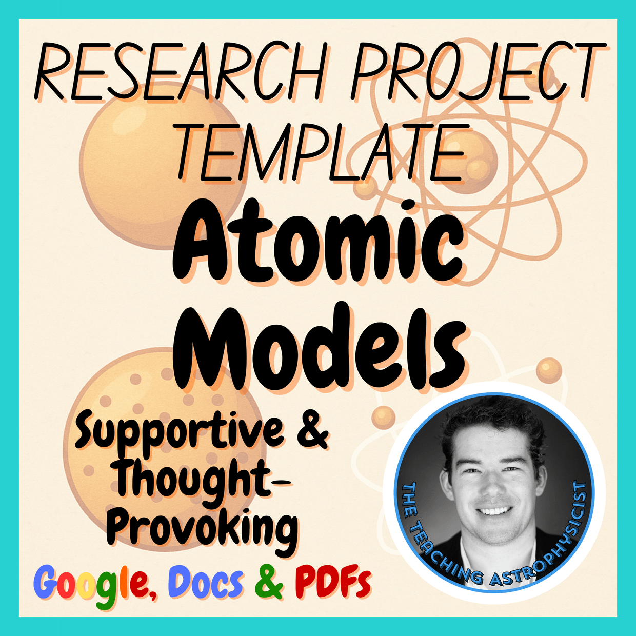 Atomic Models | Chemistry Research Project Template | Digital + Print
