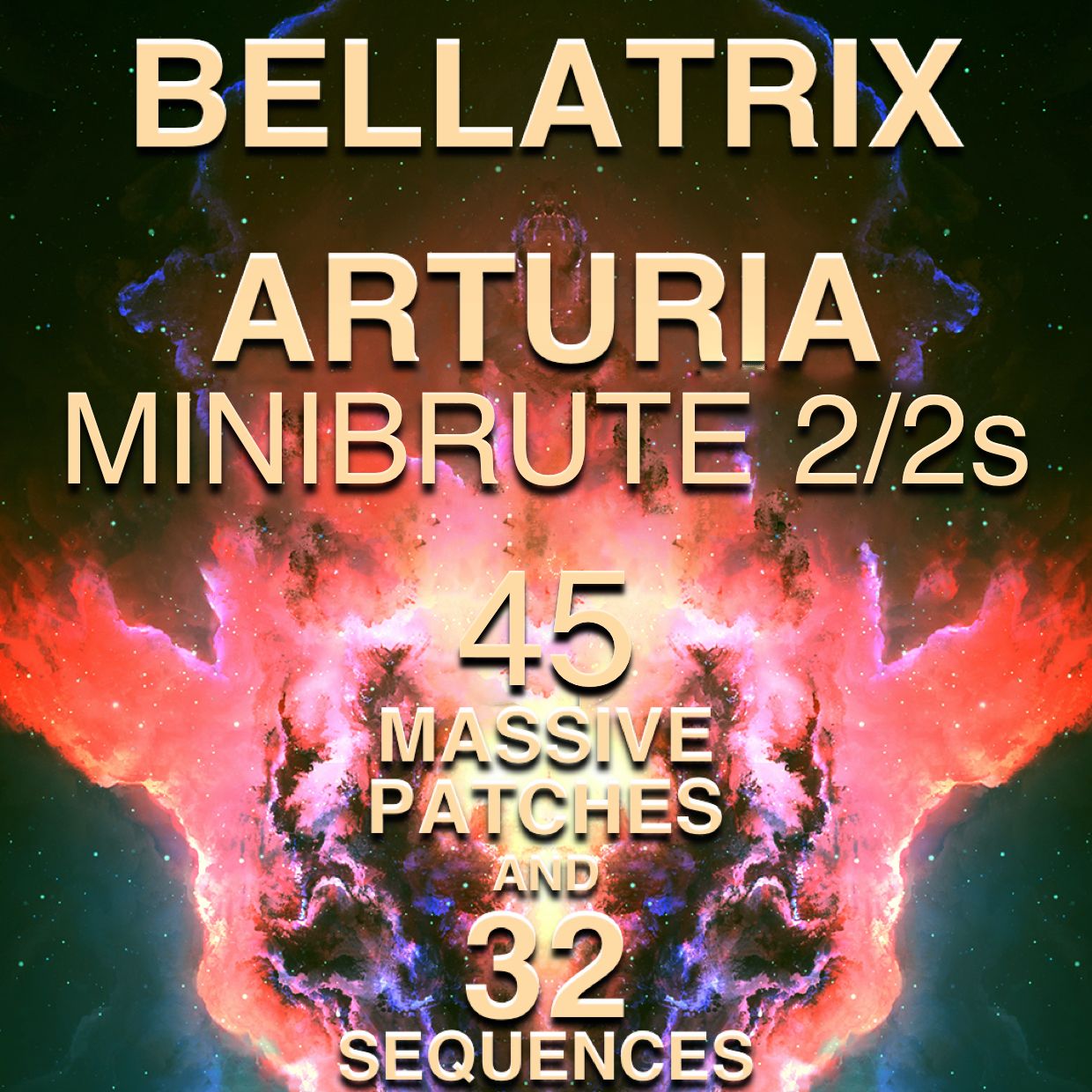 SR Arturia MiniBrute 2/2S - "Bellatrix" 45 patches/32 seqs
