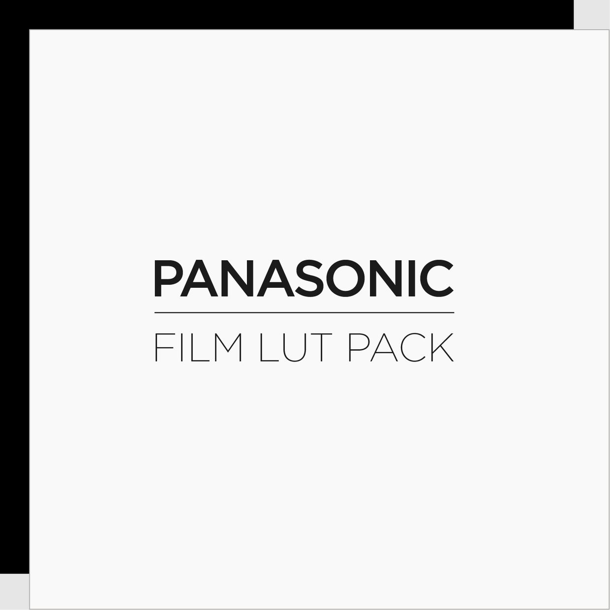 DELUTS UNIVERSE PANASONIC, Authentic film looks, designed for PANASONIC ...