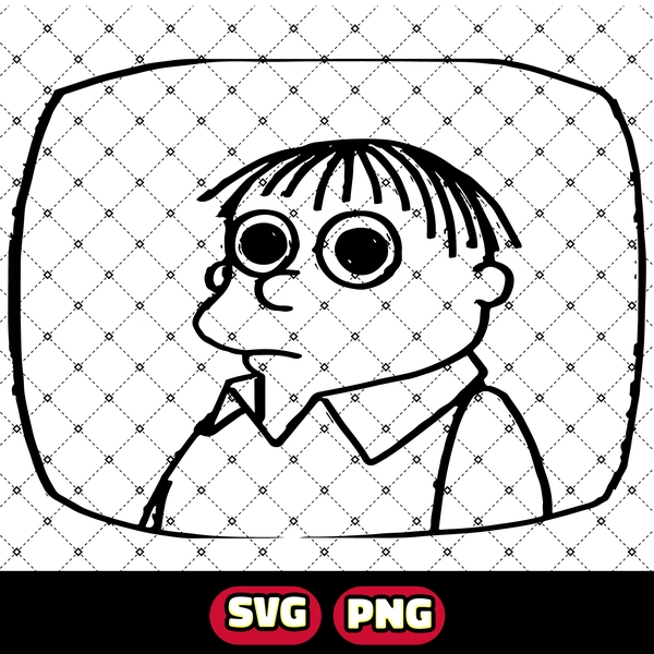 Ralph Wiggum High AF SVG. The Simpson's Ralph Wiggum P