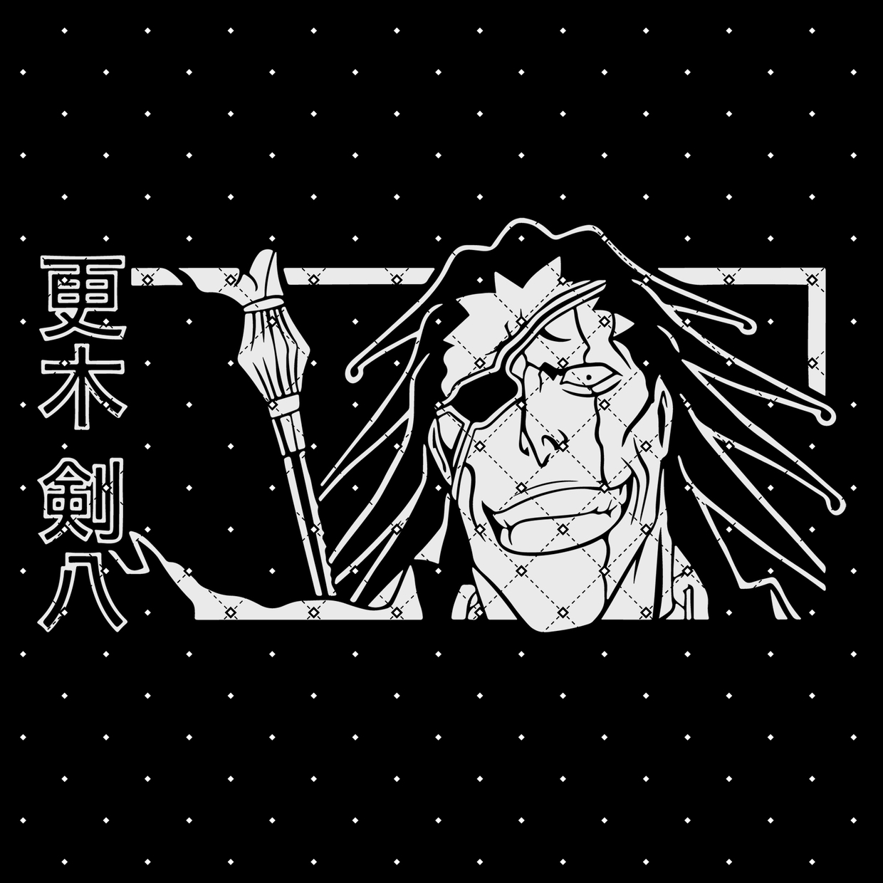 Kenpachi Zaraki SVG , Bleach PNG, Kenpachi Zaraki EPS , Bleach DXF ...