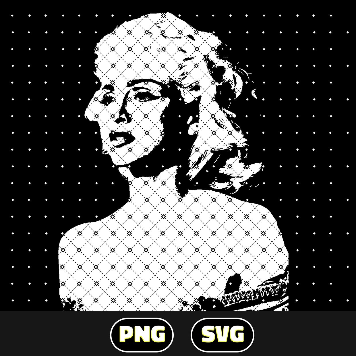 Madonna 2000s SVG and PNG Instant Download