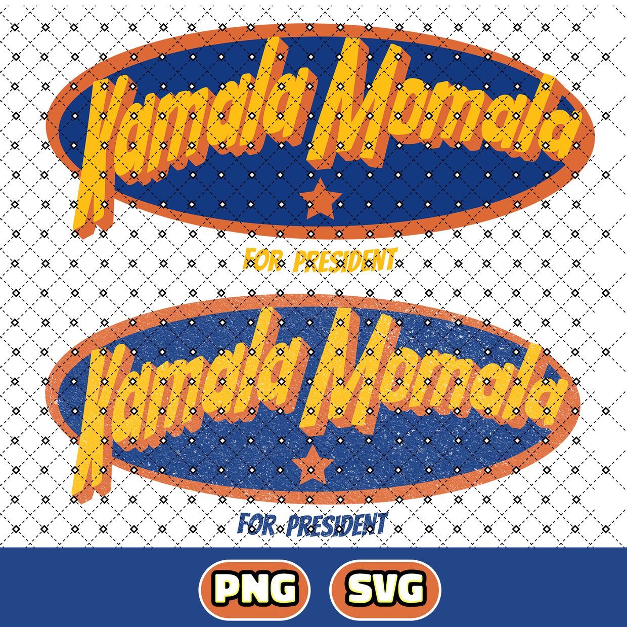 2 High Quality Kamala "Momala" PNG Files - 1 Clean SVG Kamala Harris ...