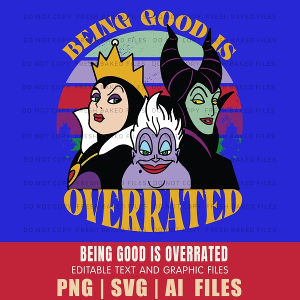 SVG Disney Villains Characters Maleficent Ursula Evil