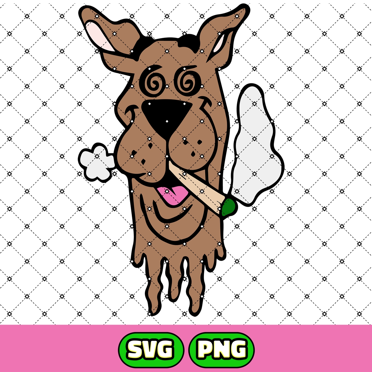 420 Scooby Doo SVG File. Stoner Scooby Doo PNG Instant Digital Download
