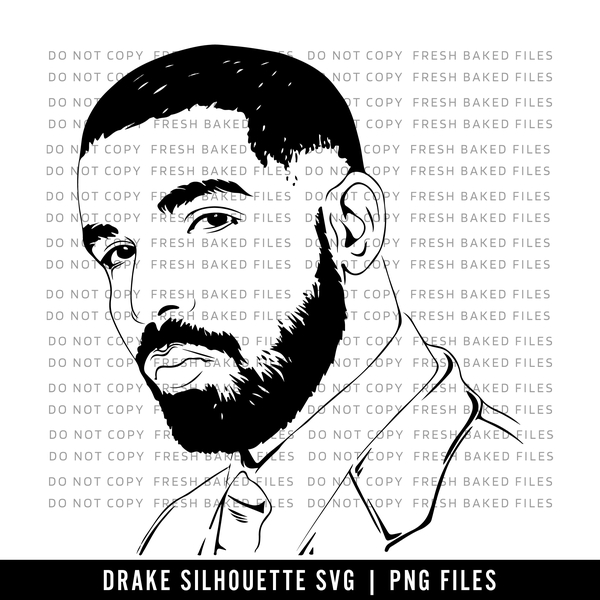 Drake Silhouette SVG and PNG Download