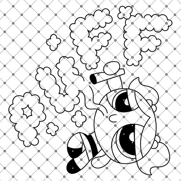 420 Bubbles Powerpuff Girls SVG. Bubbles Puff PNG, Pow