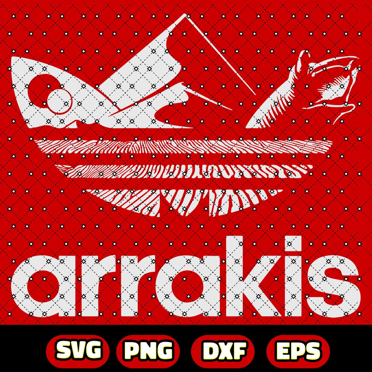 Adidas Arrakis Dune SVG. Dune Arrakis PNG, EPS, DXF Instant Download