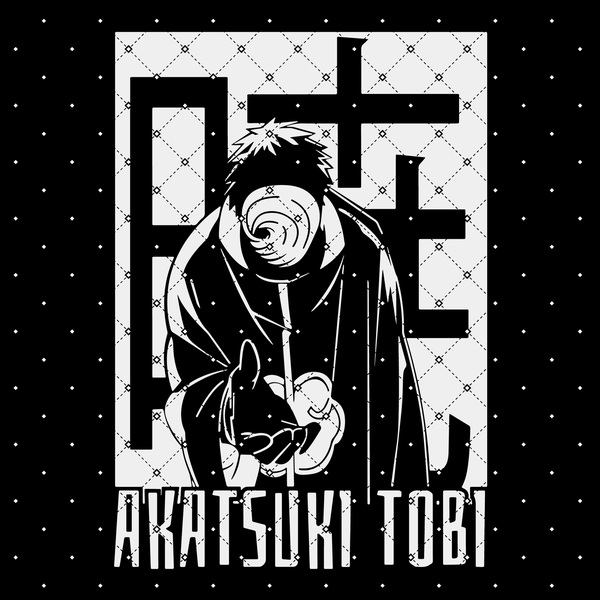 Naruto Obito Uchiha SVG. Akatsuki Tobi PNG, Naruto DXF