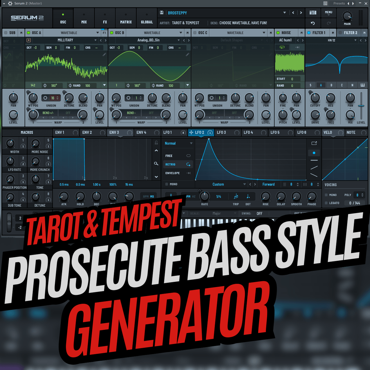PROSECUTE STYLE BASS GENERATOR