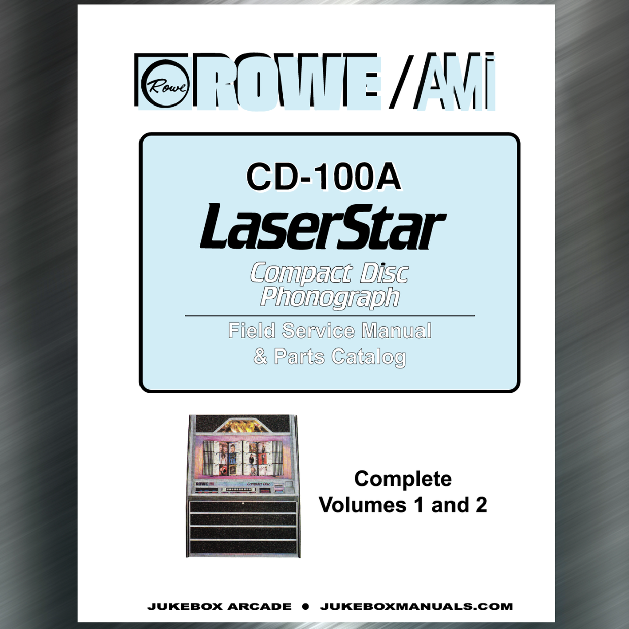 ROWE CD-100A LaserStar Service & Parts Manual