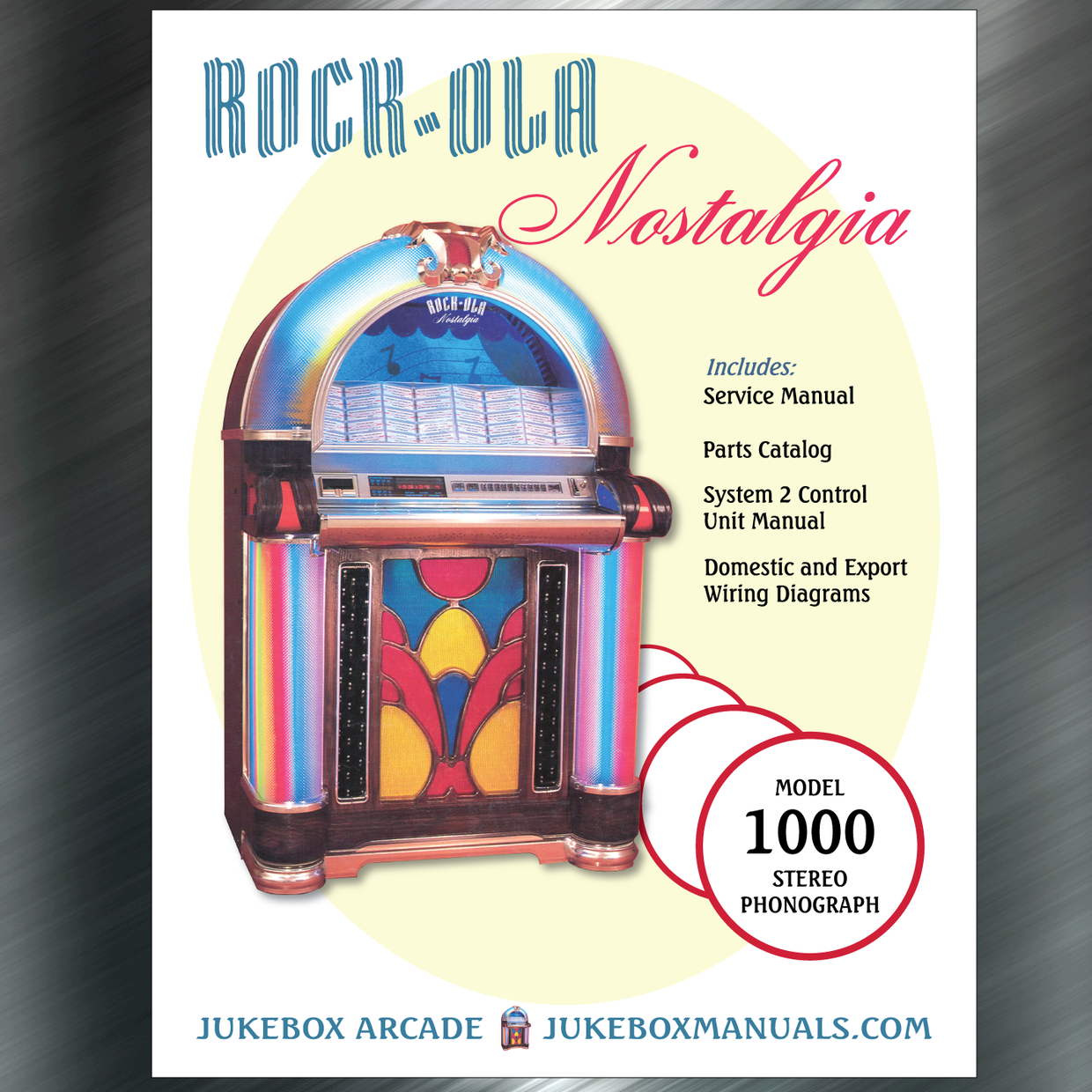 Rock Ola Model 1000 “Nostalgia” Service Manual, Parts Catalog, System 2 ...
