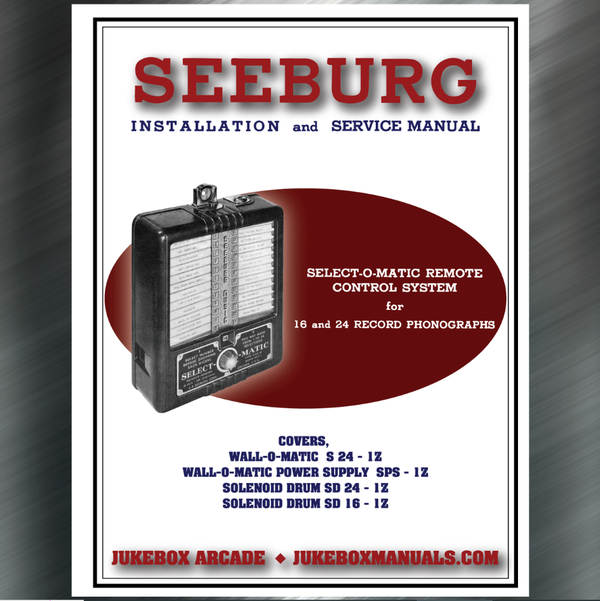 Seeburg Installation and Instructions Manual Covers