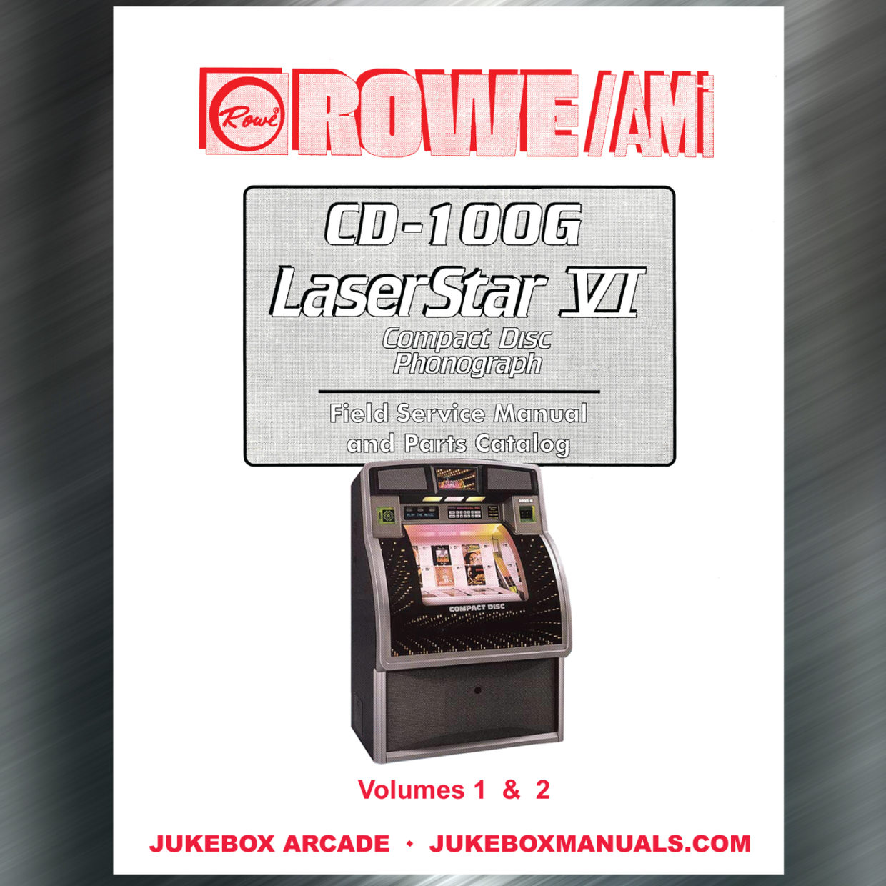 Rowe CD-100G Laser Star VI Service Manual and Parts Catalog