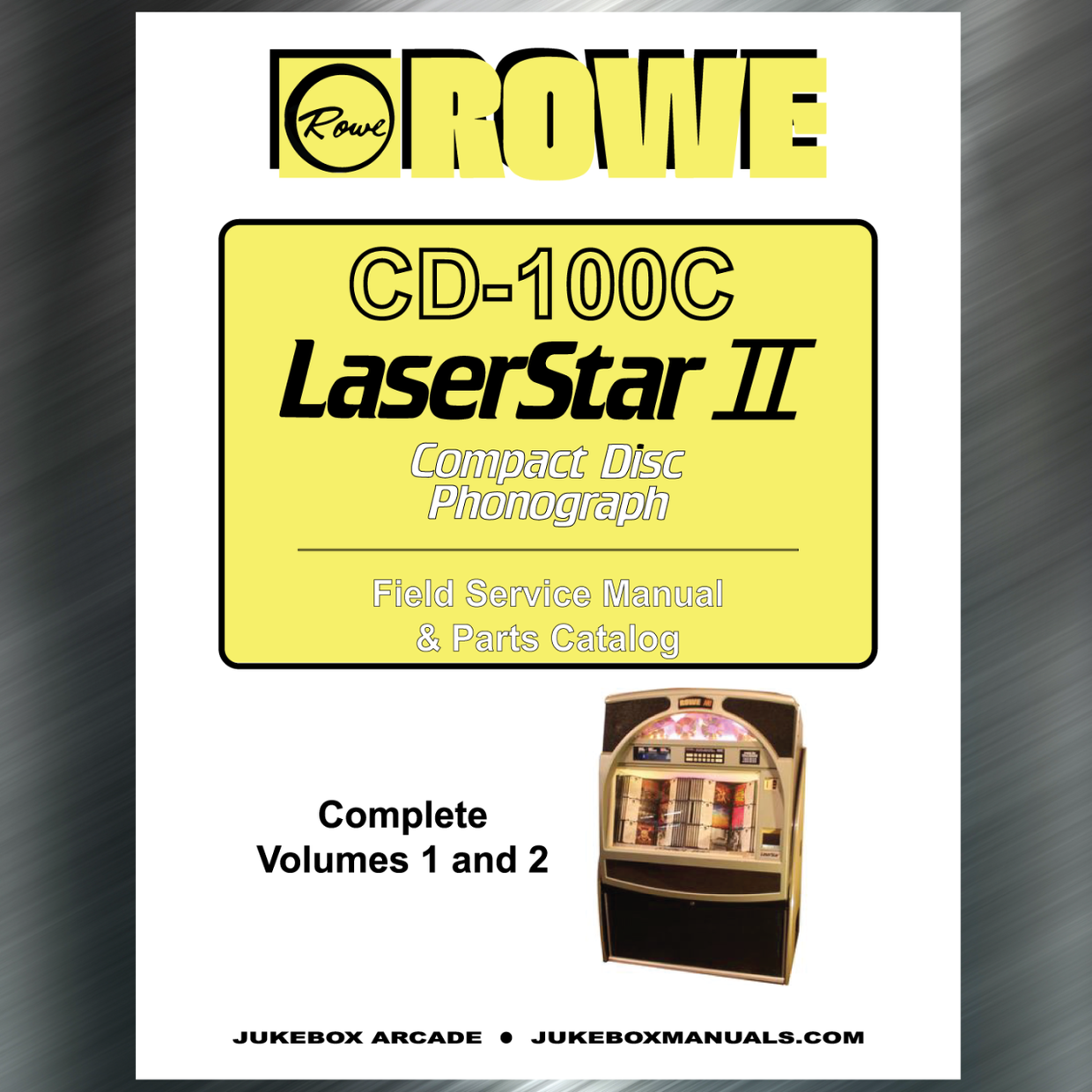 ROWE CD-100C LaserStar II Service & Parts Manuals