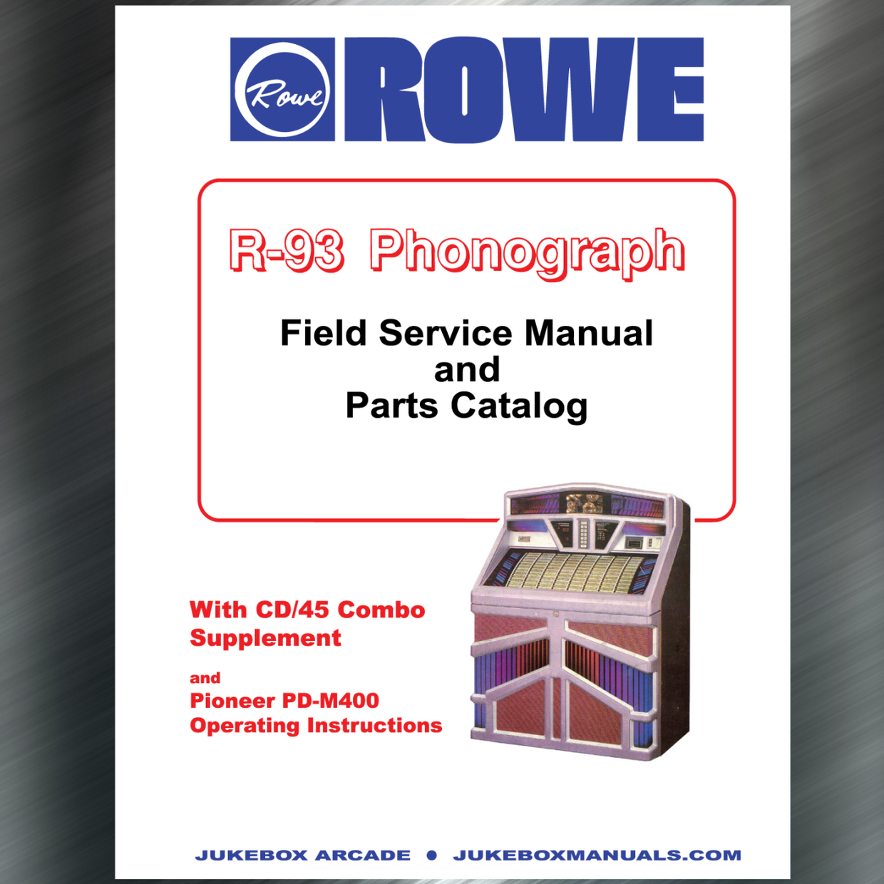 Rowe AMI R-93 RoweStar, ComboStar, VideoStar (1989) Manual
