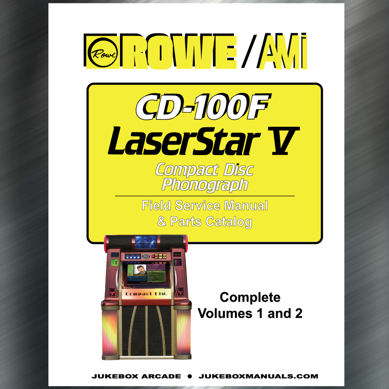 Rowe CD-100F Laser Star V Service Manual and Parts Catalog