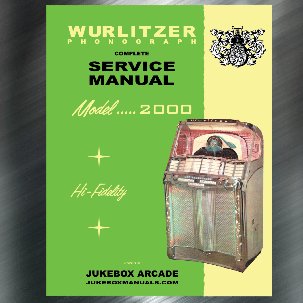 Wurlitzer Model 2000 Service Manual & Parts Lists