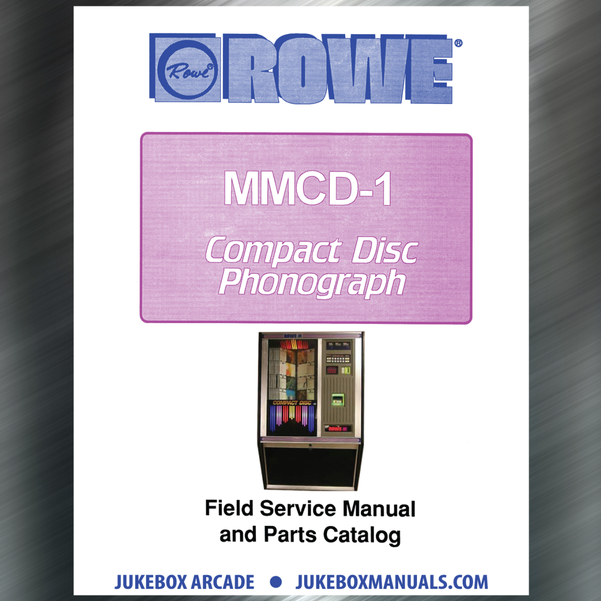 Rowe MMCD-1 Service and Part Manuals