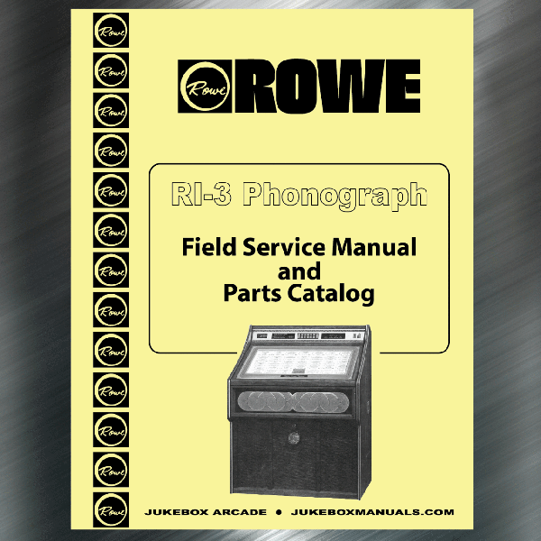 AMI / Rowe Model RI-3 Service Manual & Parts Catalog