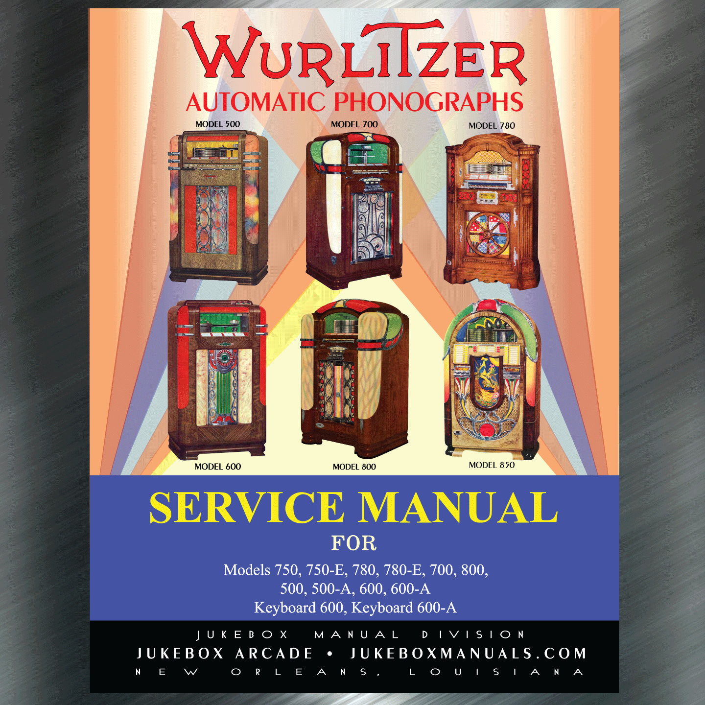Wurlitzer Lyric W100 and Carillon W160 Jukebox Service