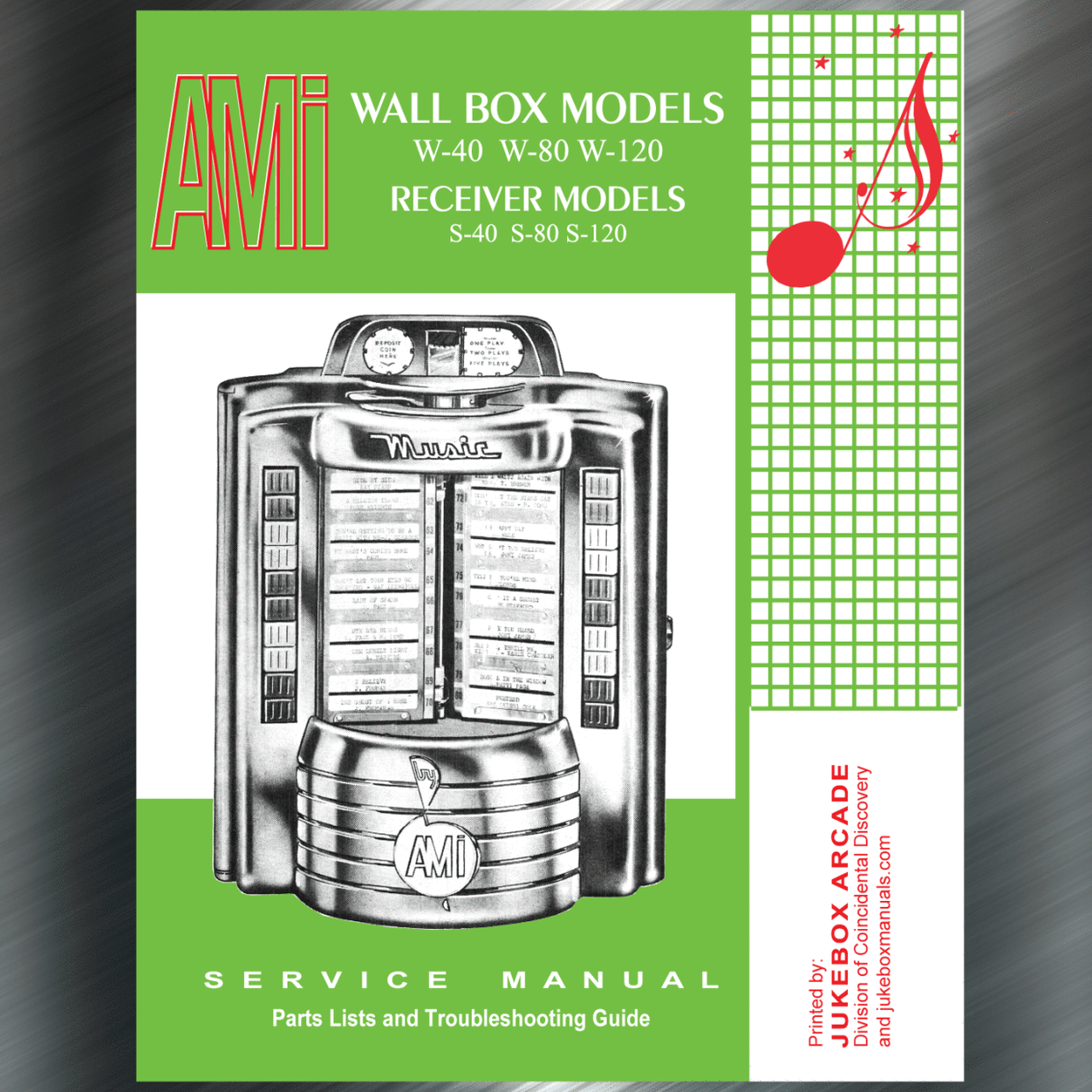 AMI Wall Box W-40-80-120 and Receiver S-40-80-120 Service Manual