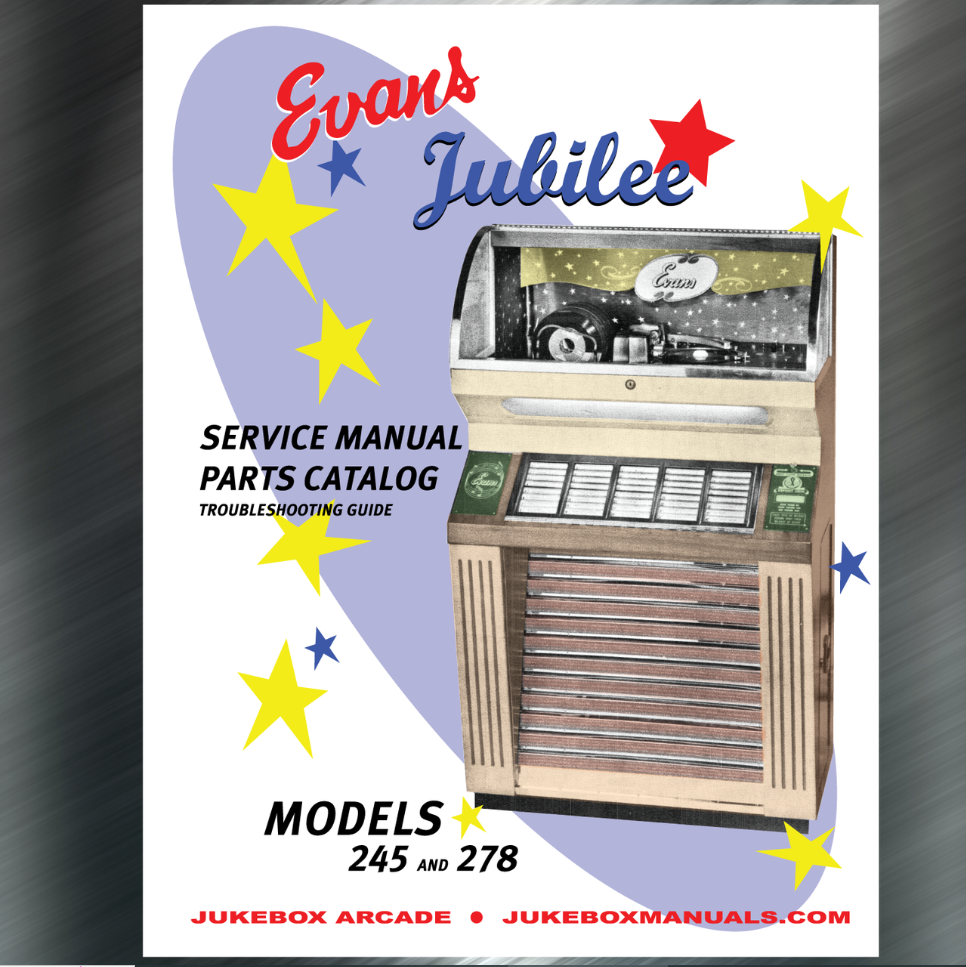 Evans Jubilee Models 245 and 278 Service and Parts Man