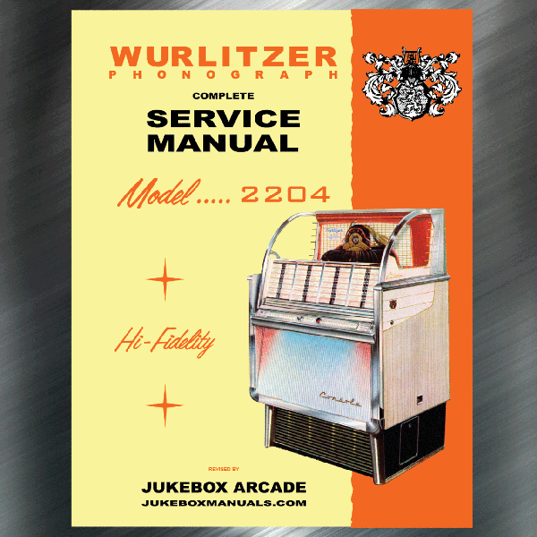 Wurlitzer Model 2204 Supplement, Includes Complete 22