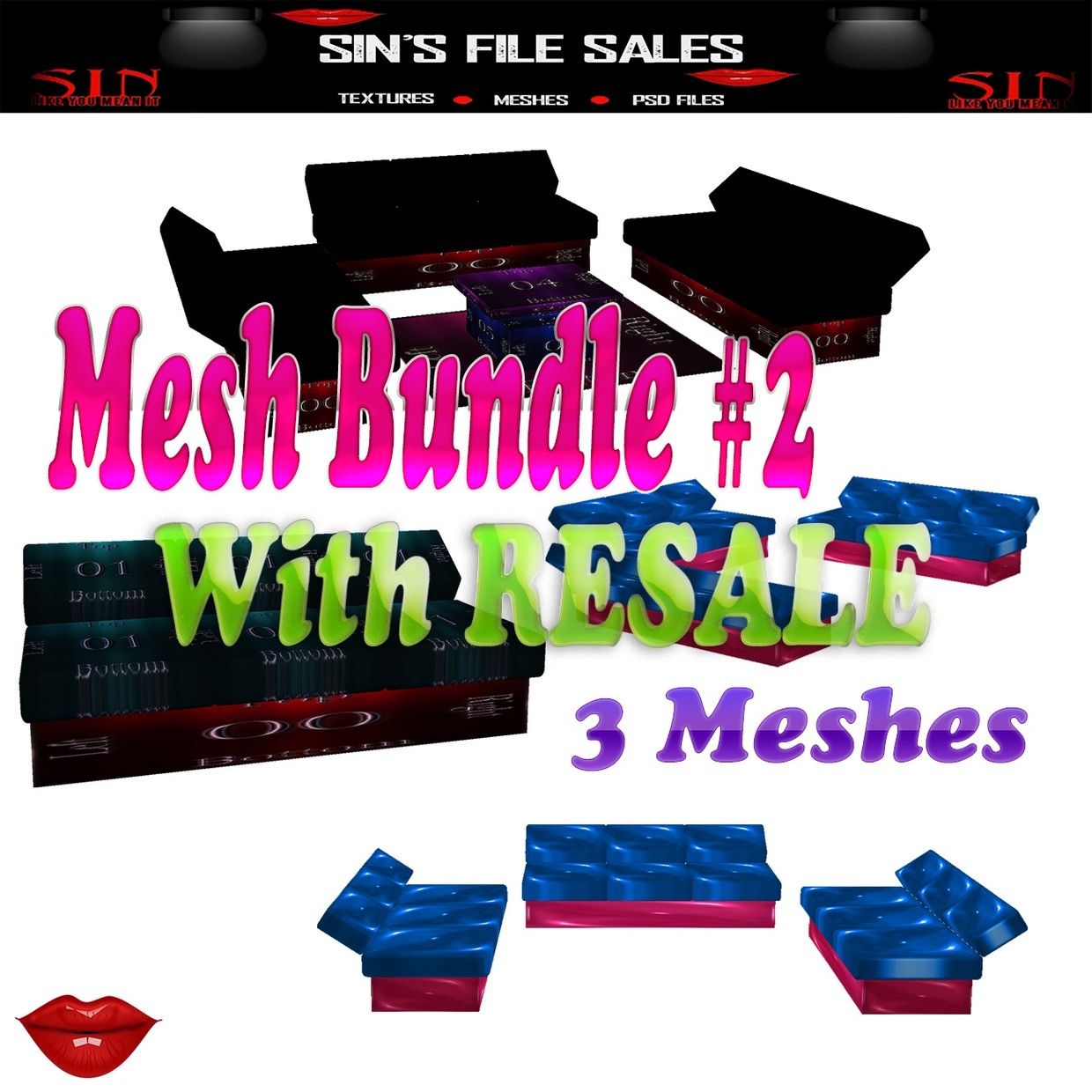 Mesh Bundle #2 With Resale