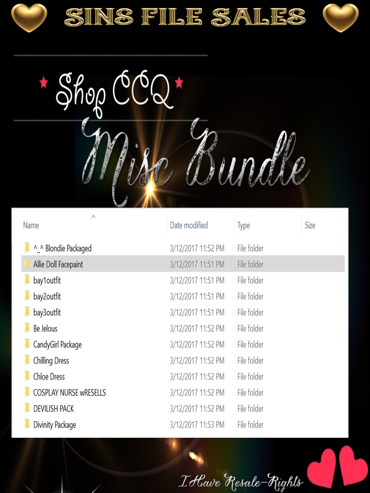 Misc Bundle *Clothing & Add On's*