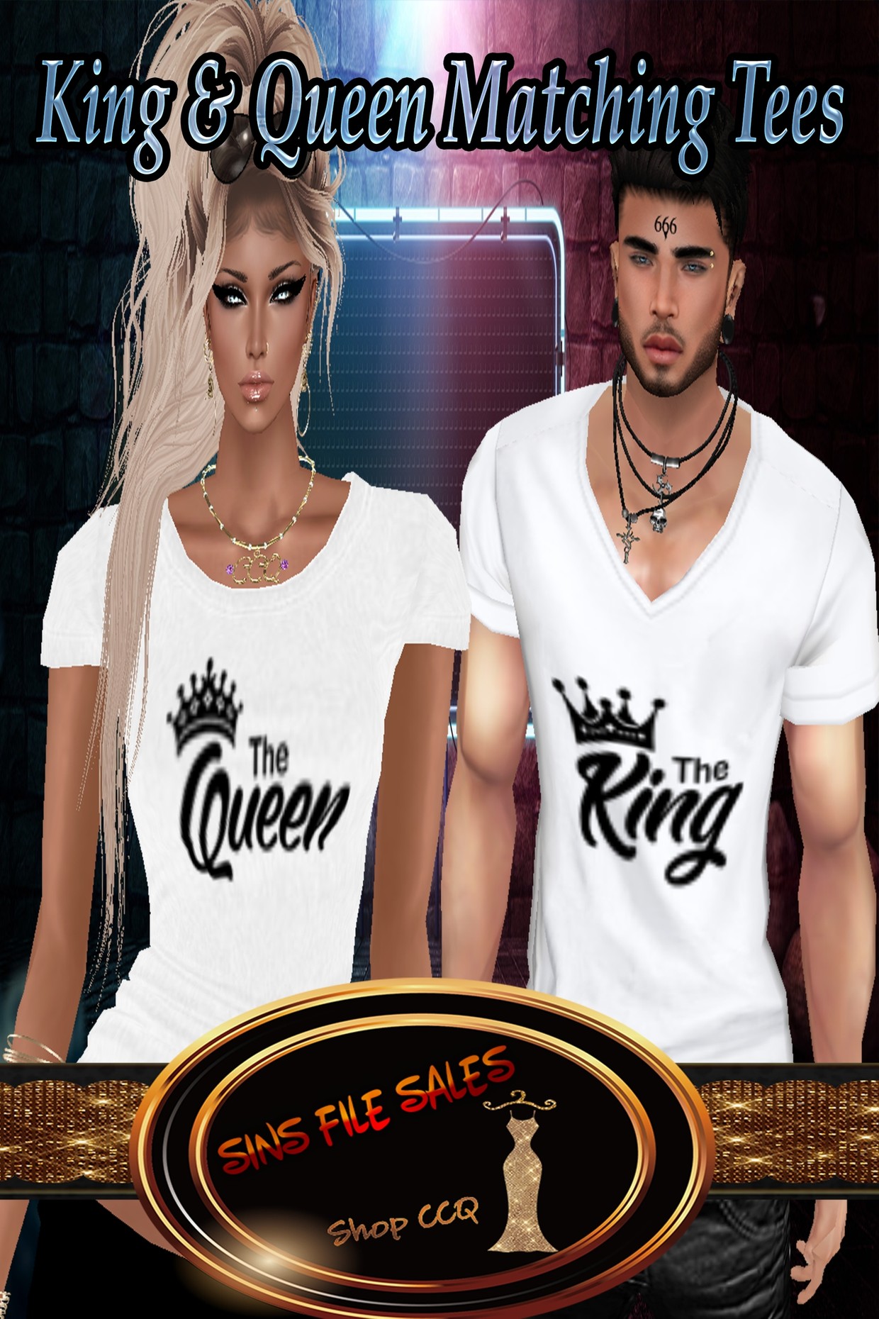 •Matching Shirts• King & Queen