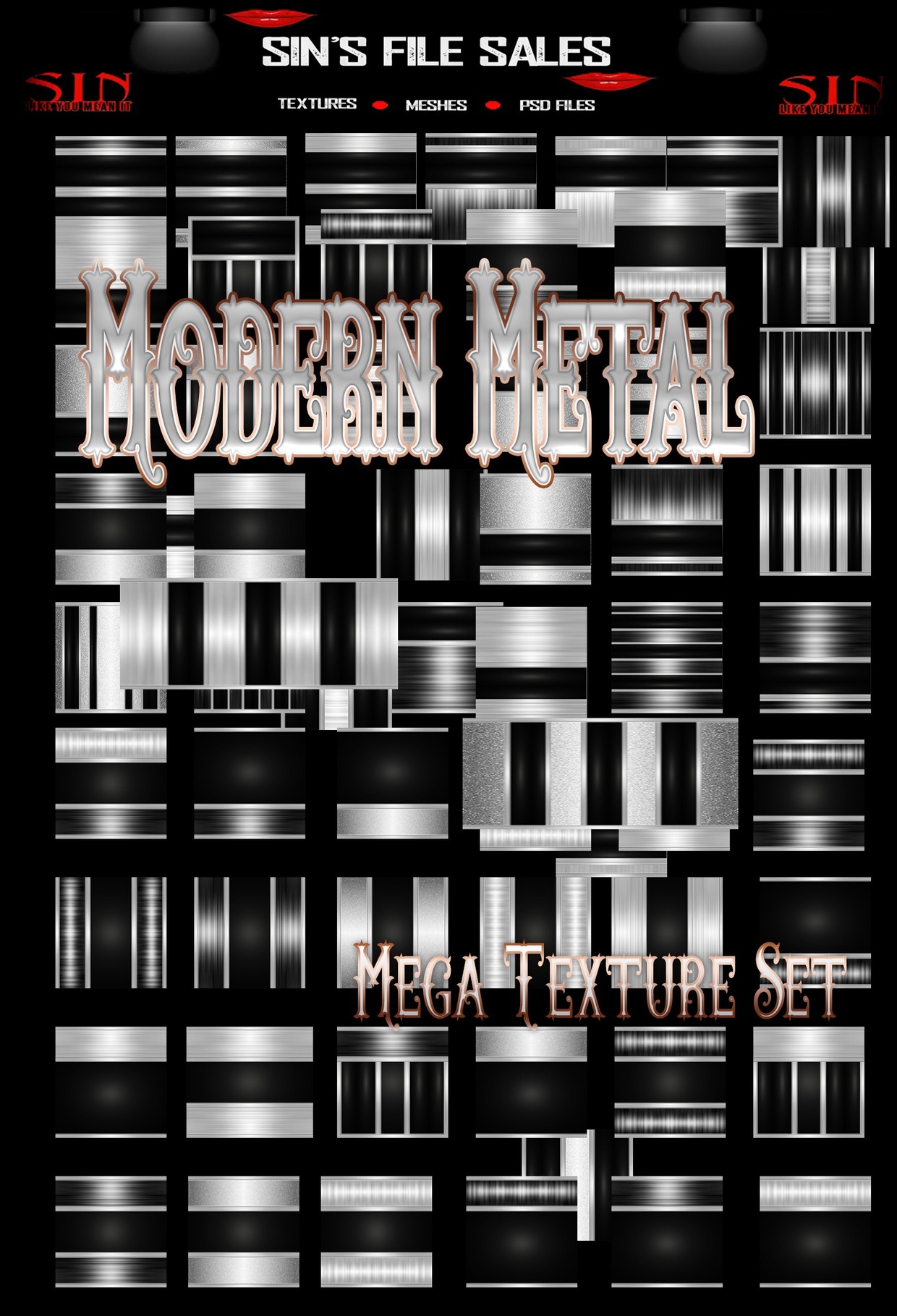 Modern Metal *70 Textures