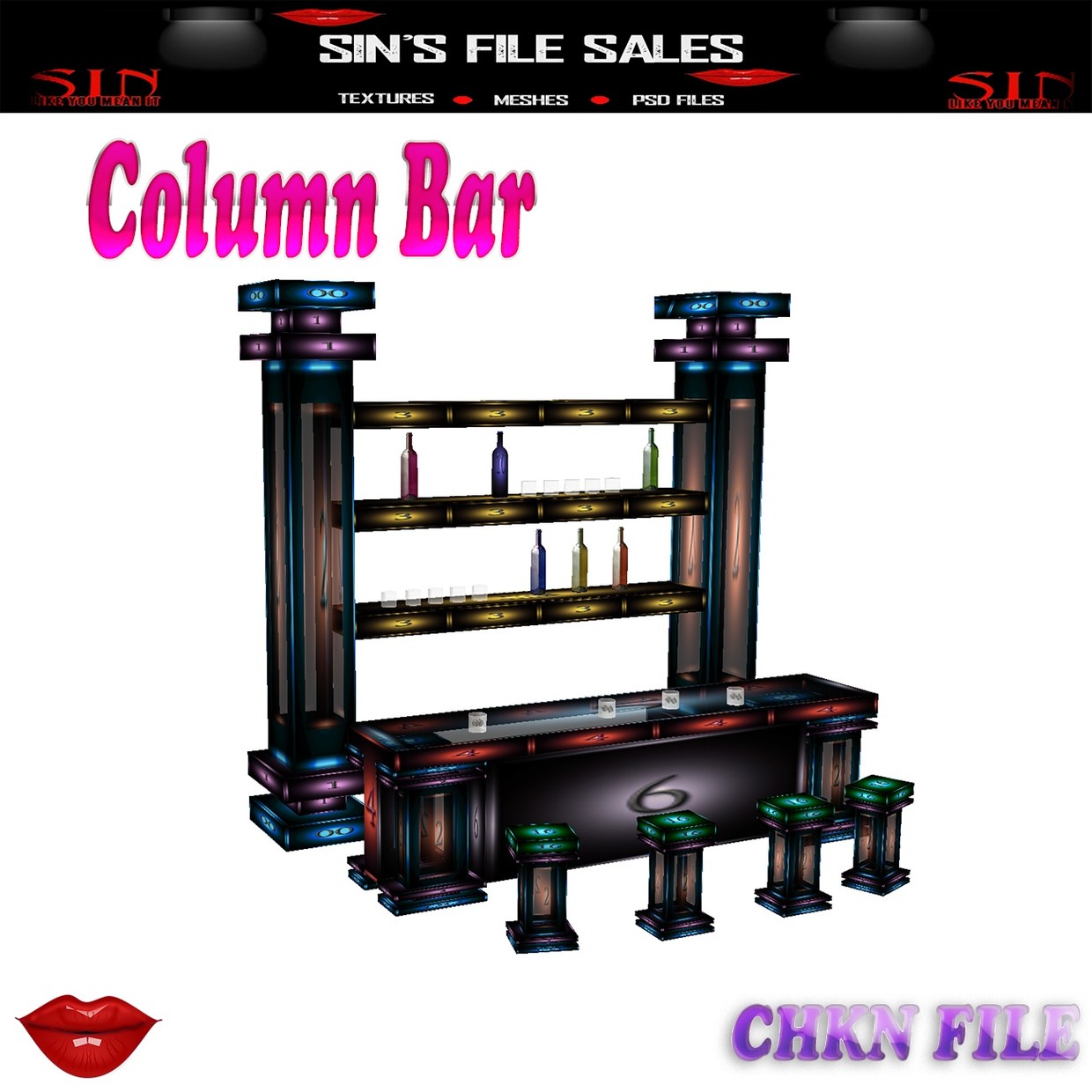Column Bar* Mesh