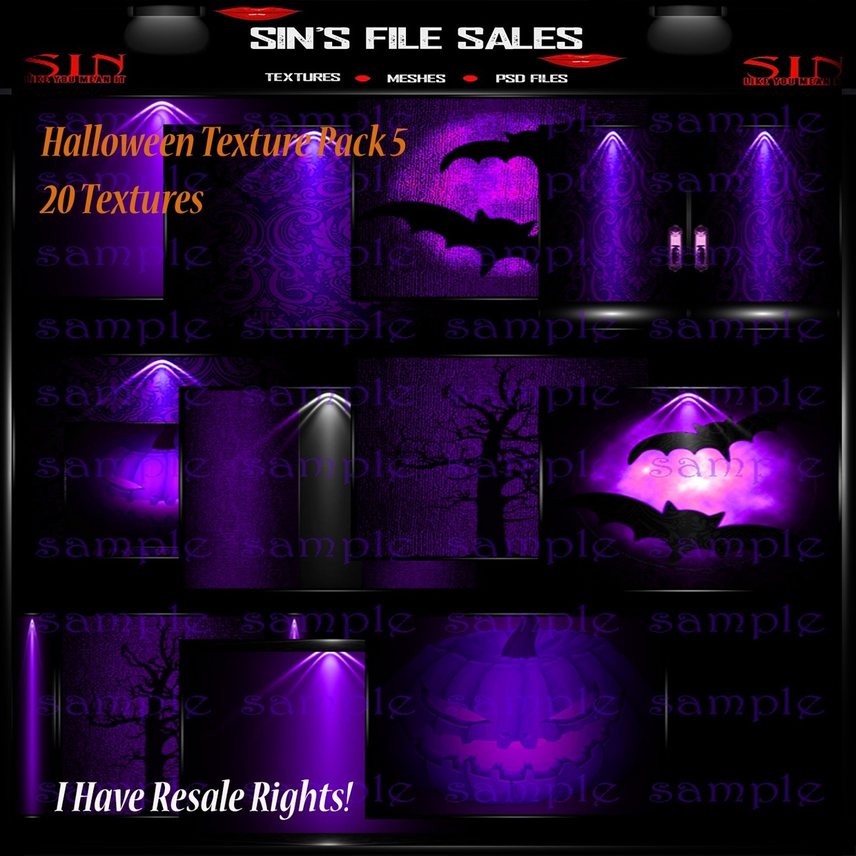 Halloween Texture Pack 5