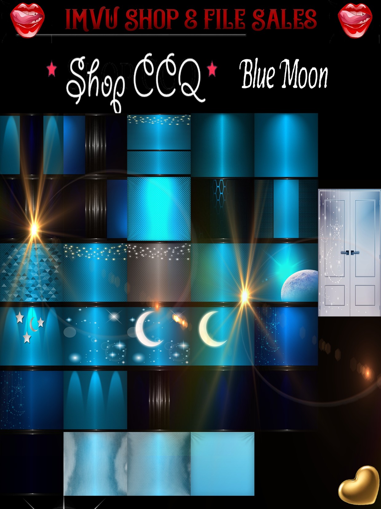 Blue Moon Texture Pack• 30 Files