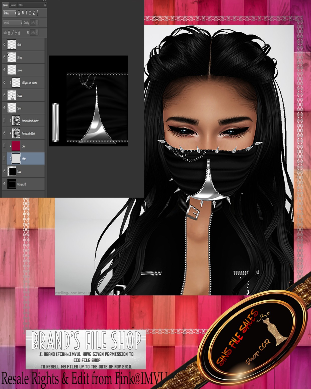 •Mask Generator♥ PSD Included