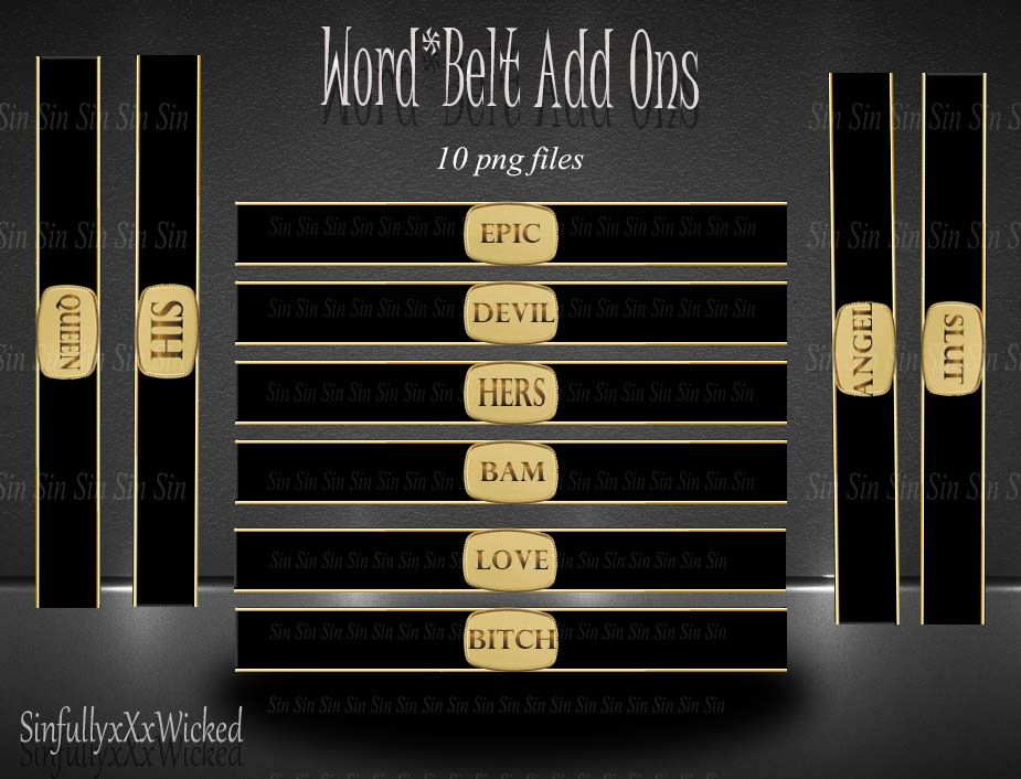 Word*Belt Add-On's