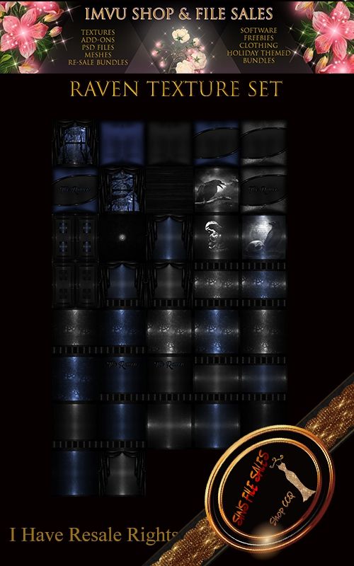 Raven Texture Pack-37 Files