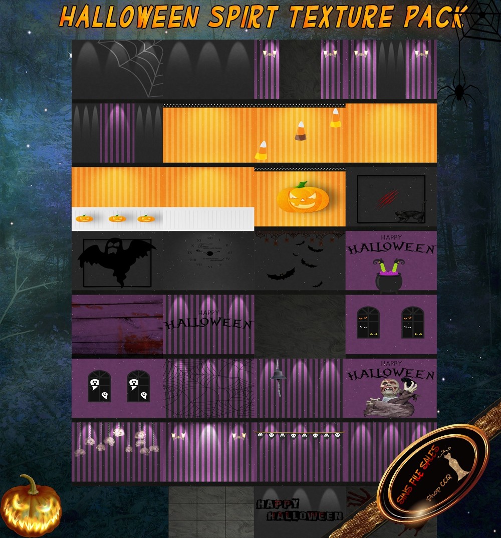 •Halloween Spirit Texture Pack•31 Files
